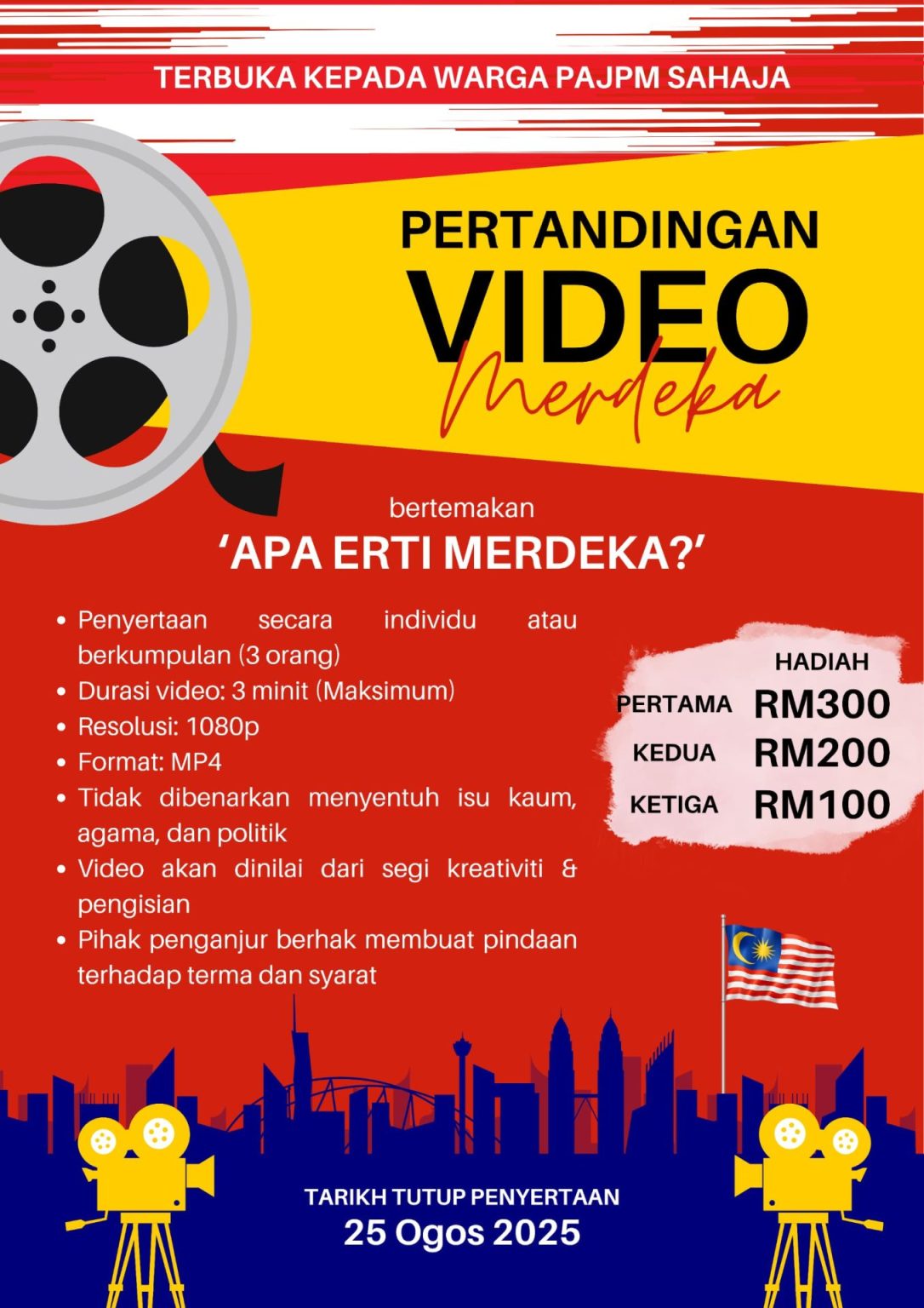 JPM - Pertandingan Video Merdeka “Apa Erti Merdeka?” Sempena Sambutan ...