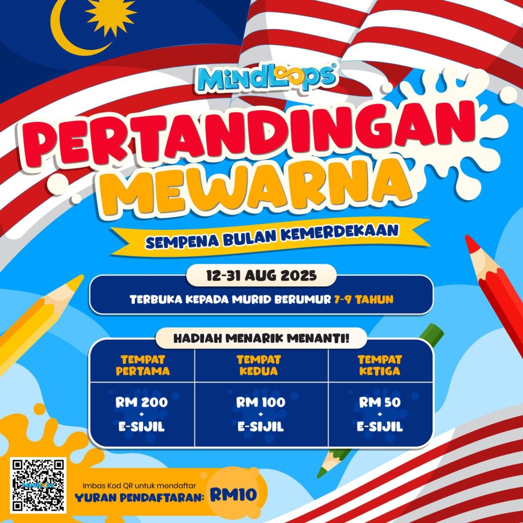 Mindloops - Pertandingan Mewarna Merdeka 2025 bersama MindLoops ...